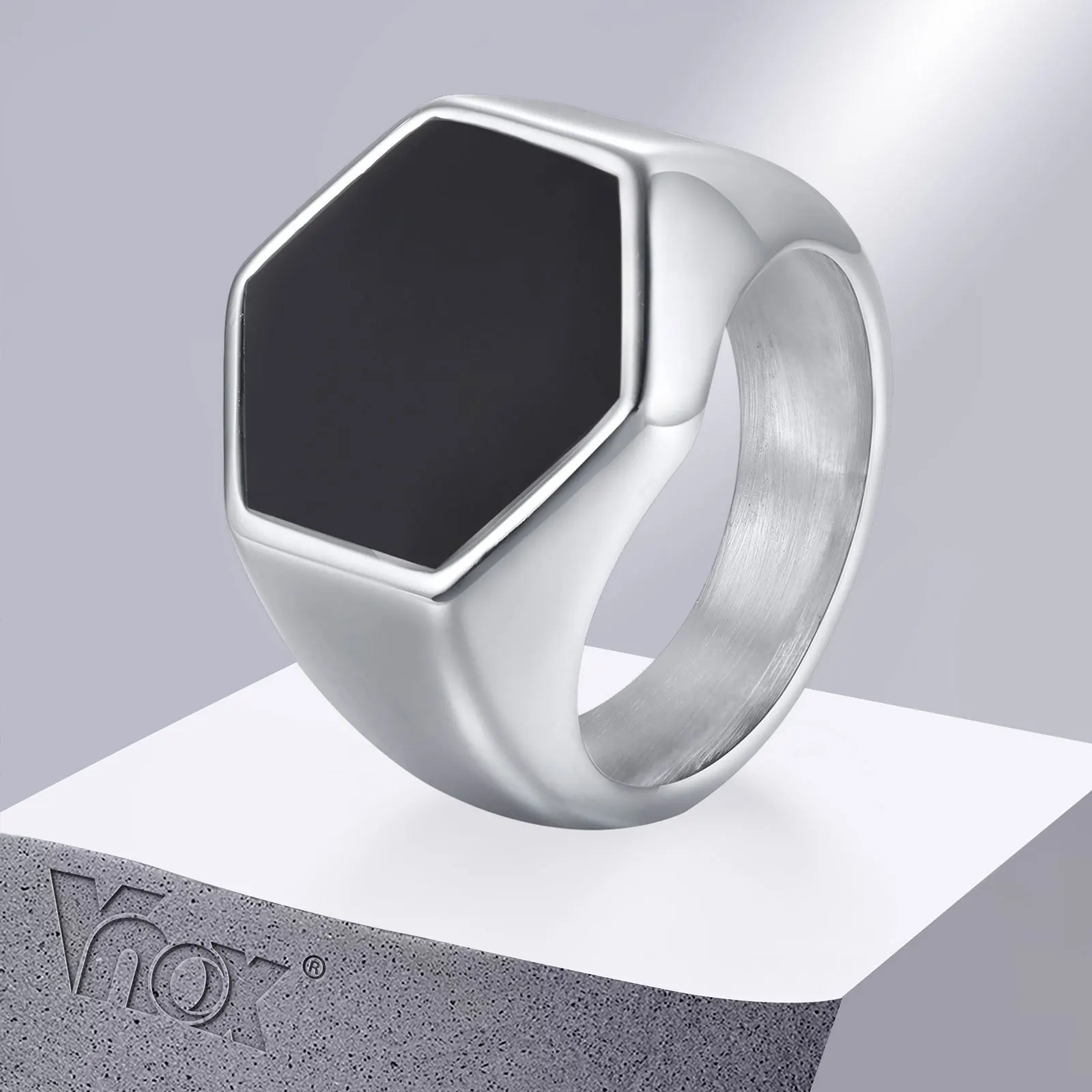 Vnox-18mm-Chunky-Signet-Ring-for-Men-Geometric-Hexagon-Top-Finger-Band ...