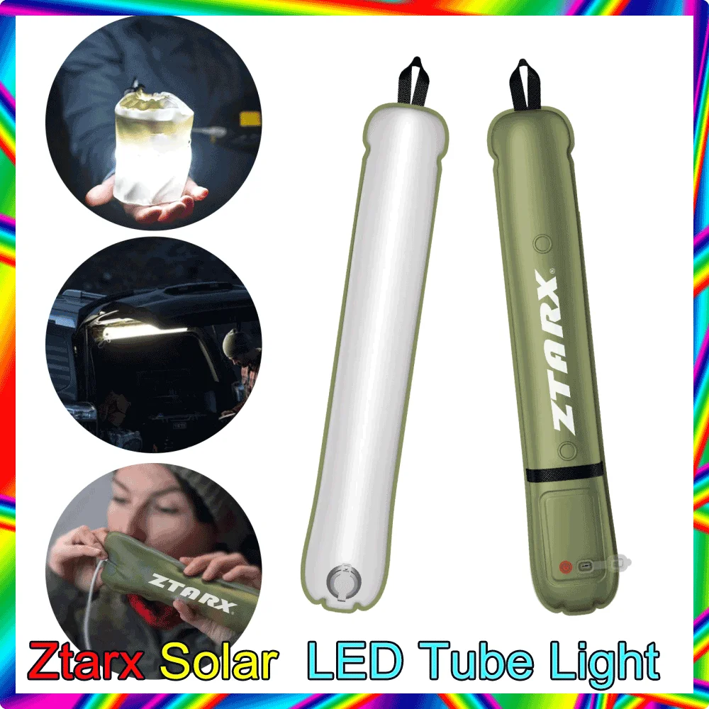 Ztarx-Solar-LED-Tube-Light-Built-in-Battery-Inflatable-IP66-Waterproof ...