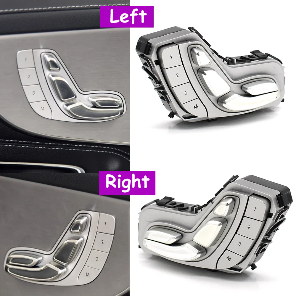Car-Electronic-Front-Seat-Adjustment-Switch-Button-Assembly-For-Benz-C ...