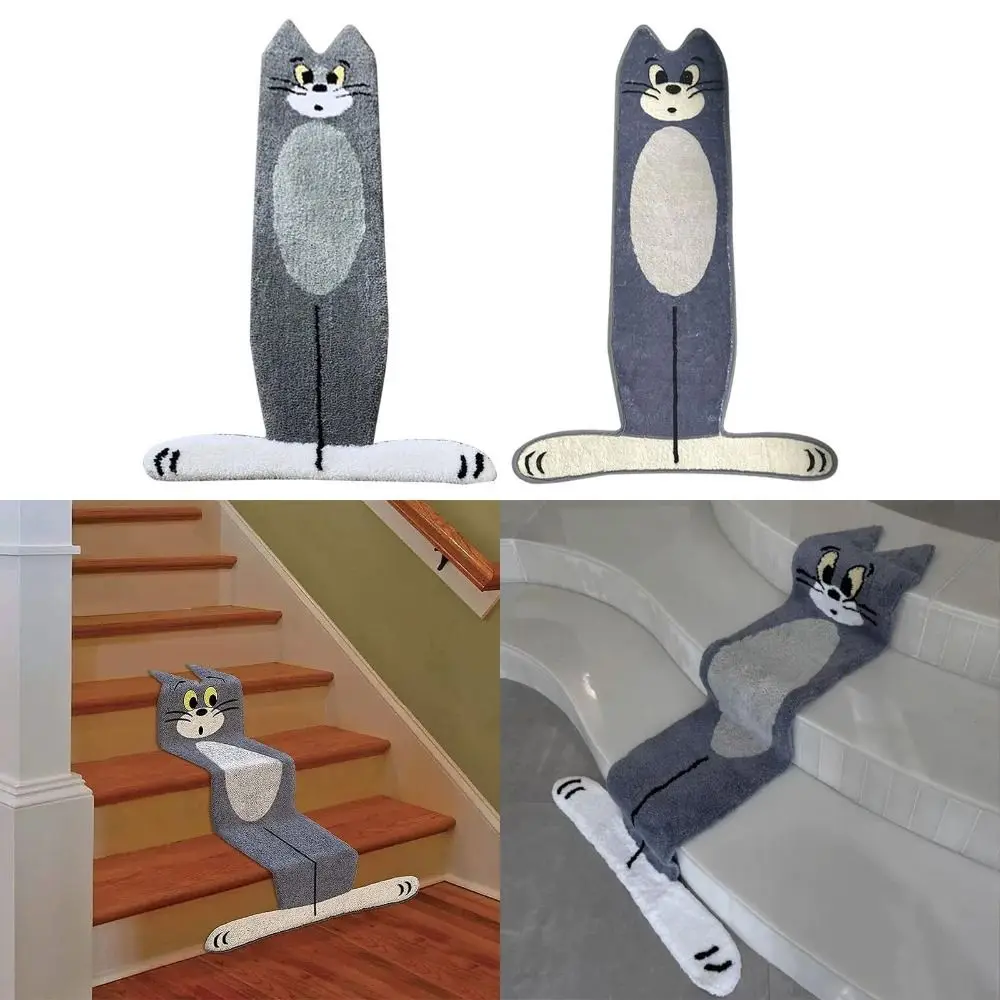 Crystal-Velvet-Cat-Carpet-New-Cartoon-Funny-Stair-Carpet-Cute-Entrance ...