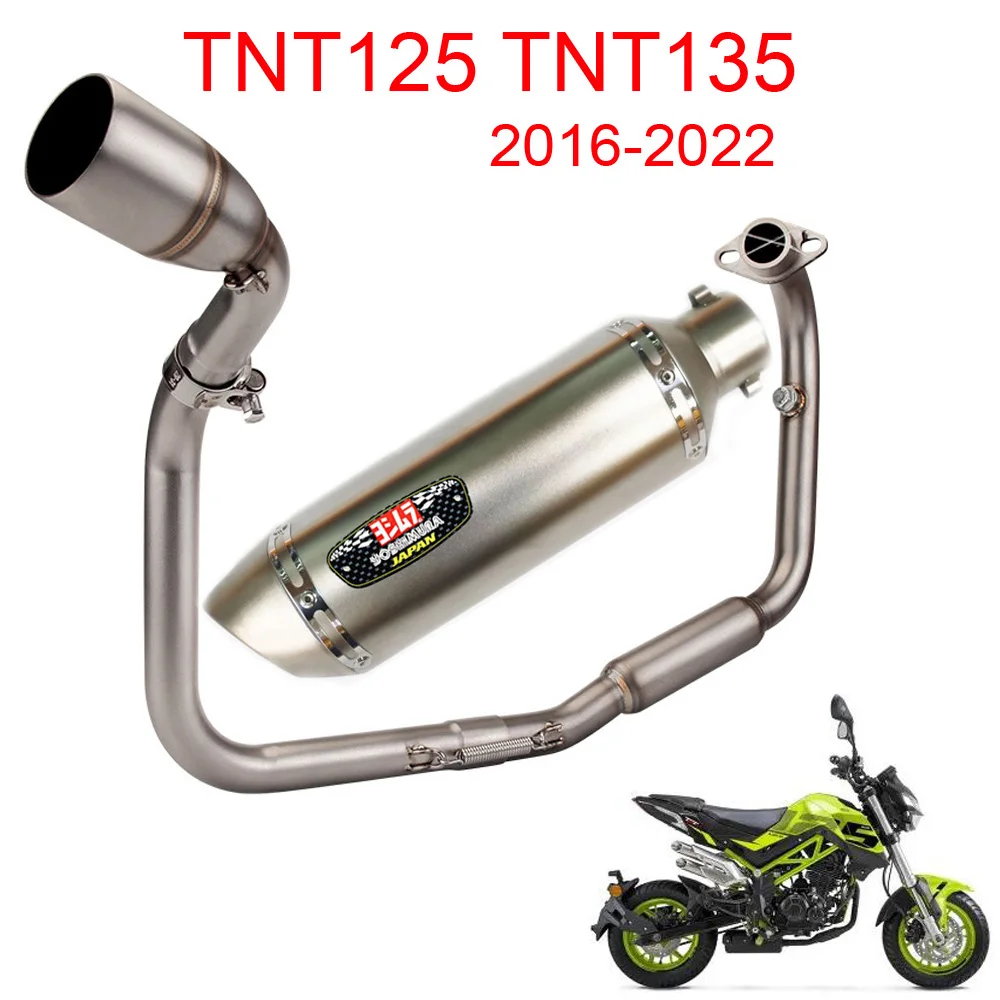 TNT125-TNT135-Motorcycle-Exhaust-Yoshimura-Muffler-Modified-Full ...