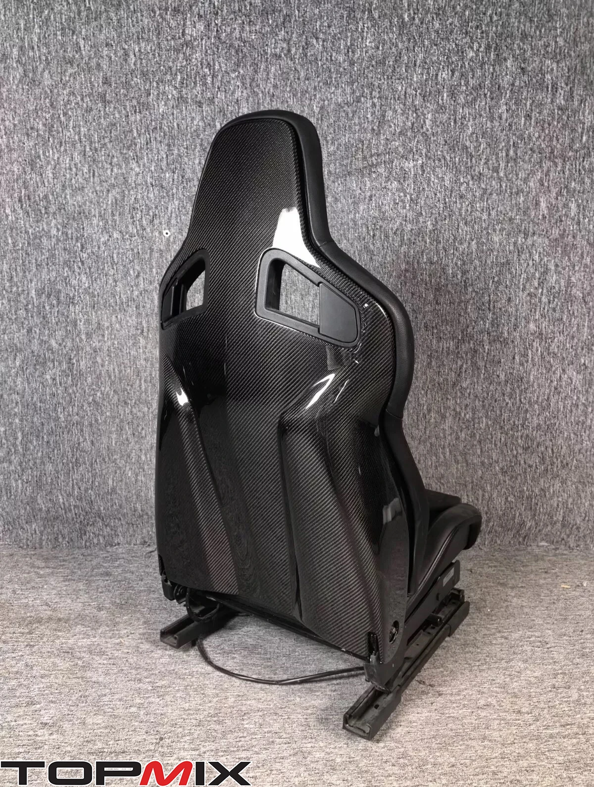 Complete-Glossy-Dry-carbon-fiber-seatback-cover-for-Recaro-Sportster-CS ...