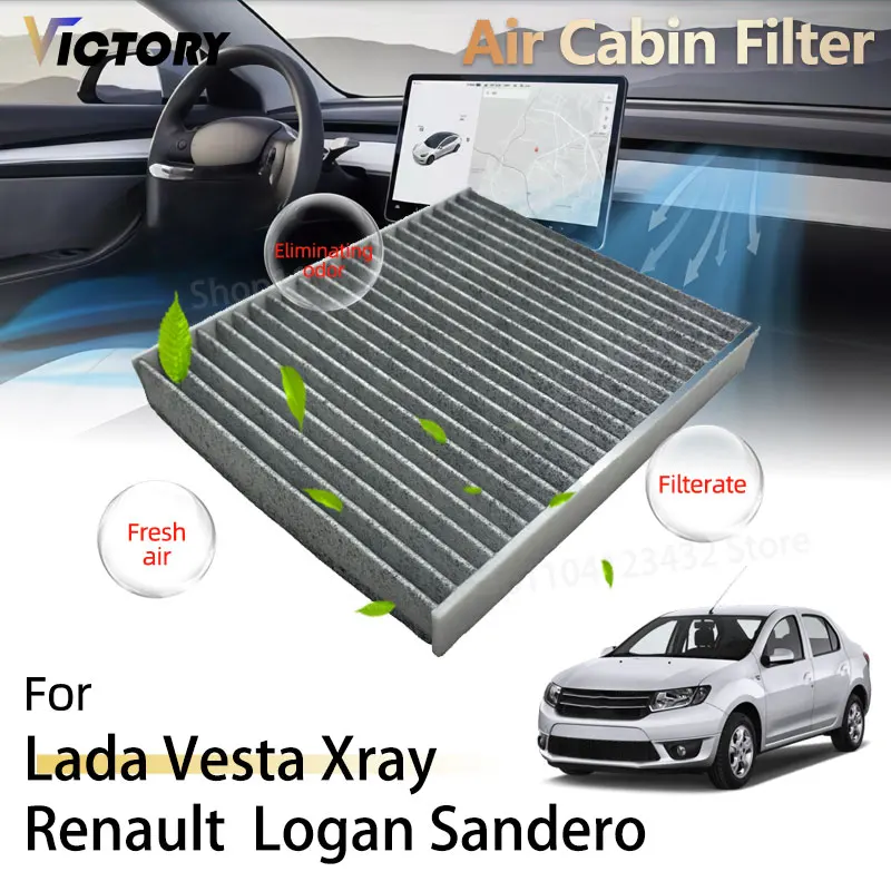 Air Cabin Filter For Lada Vesta SW Lada Xray Dacia Logan 2 Dacia ...