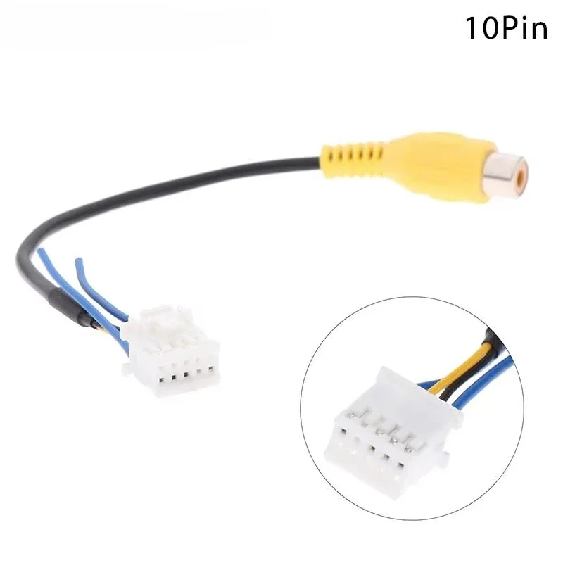 Universal 10 Pin Camera Video Input Cable Adapter Wiring Connector ...