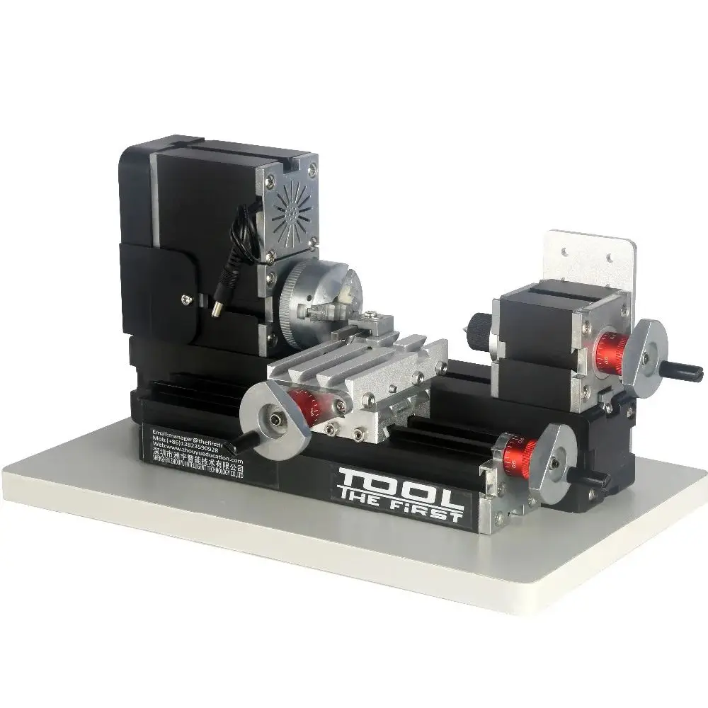 TZ20002M-Mini-Metal-Lathe-5A-60W-CNC-DIY-Woodworking-Lathe-Machine ...