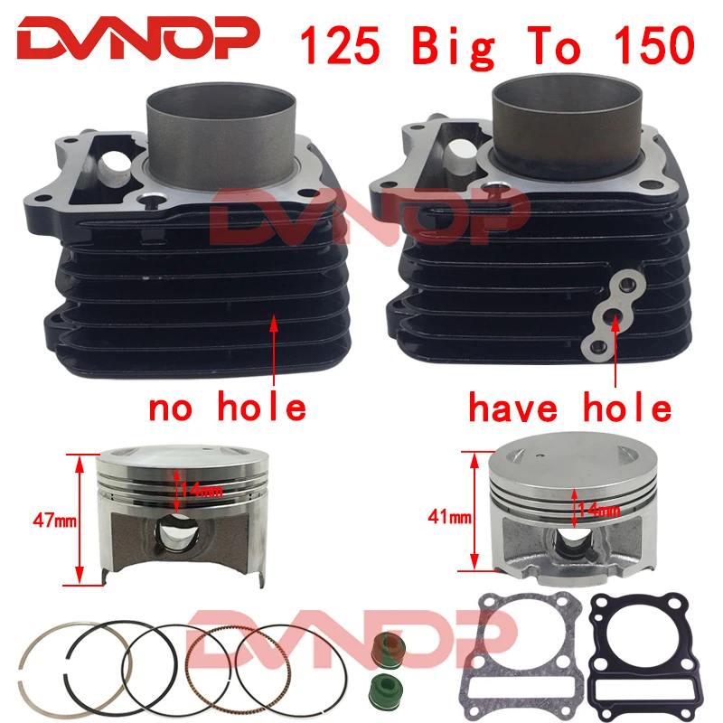 Motorcycle Cylinder Kit 62mm Big Bore For Suzuki Gs125 Gn125 En125 ...