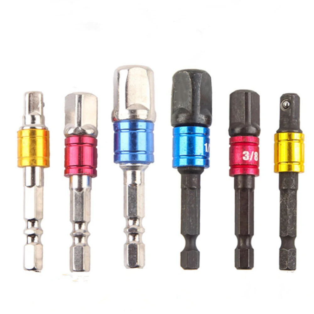 3PCS-Drill-Socket-Adapter-Converter-For-Impact-Driver-With-Hex-Shank-To ...