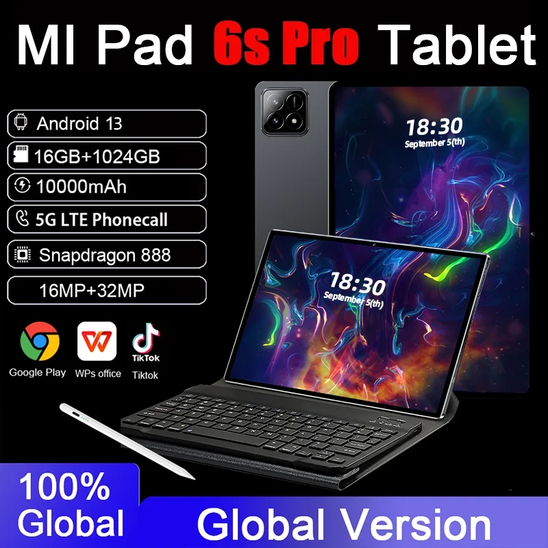 Tableta-Pad-6S-Pro-versi-n-Global-Tablet-Original-de-11-pulgadas-HD-4K ...