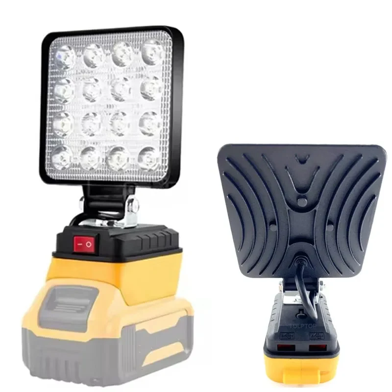 Portable LED Work Lights For Dewalt 18V 20V Lithium Battery 4 Inch ...