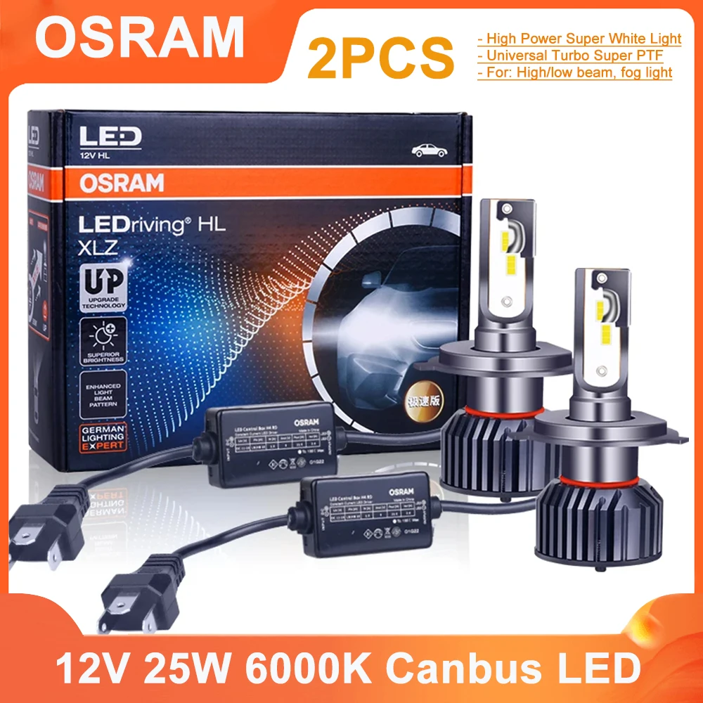 OSRAM-H4-H7-Led-Bulbs-12V-25W-6000K-H8-H9-H11-Headlight-9006-HB4-9005 ...