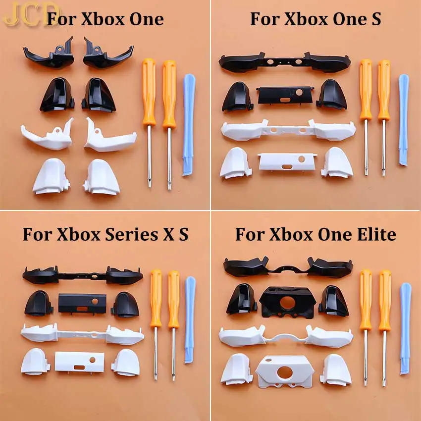 Juego de 2 botones de parachoques LT RT RB LB para Xbox One Slim Elite ...