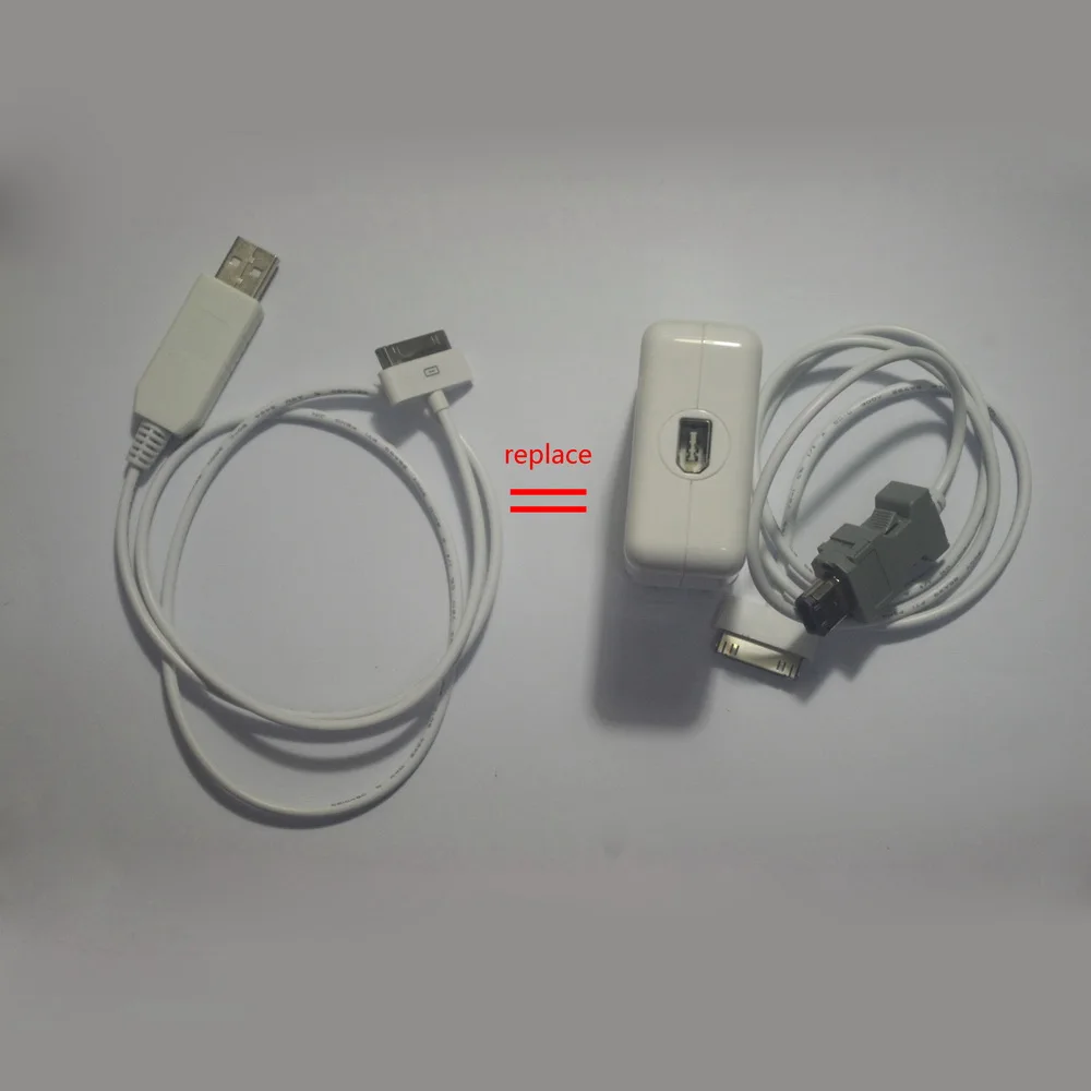 For iPod 3rd 4Th Photo 12V 0.67A 1394 USB adapter charging cable ...