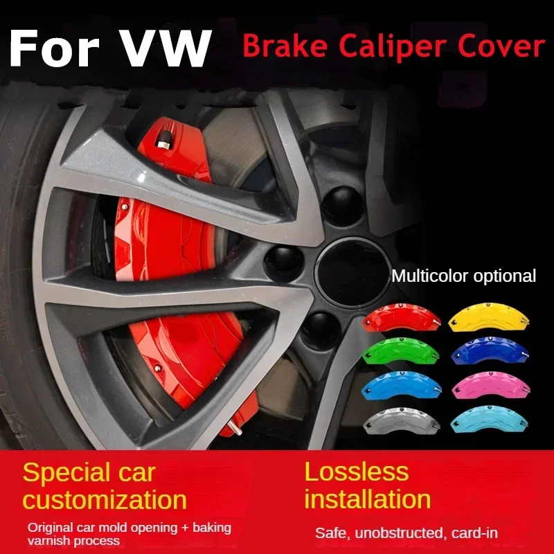 For-Volkswage-VW-Car-Brake-Caliper-Cover-Aluminum-Fit-Golf-Polo-Sharan ...