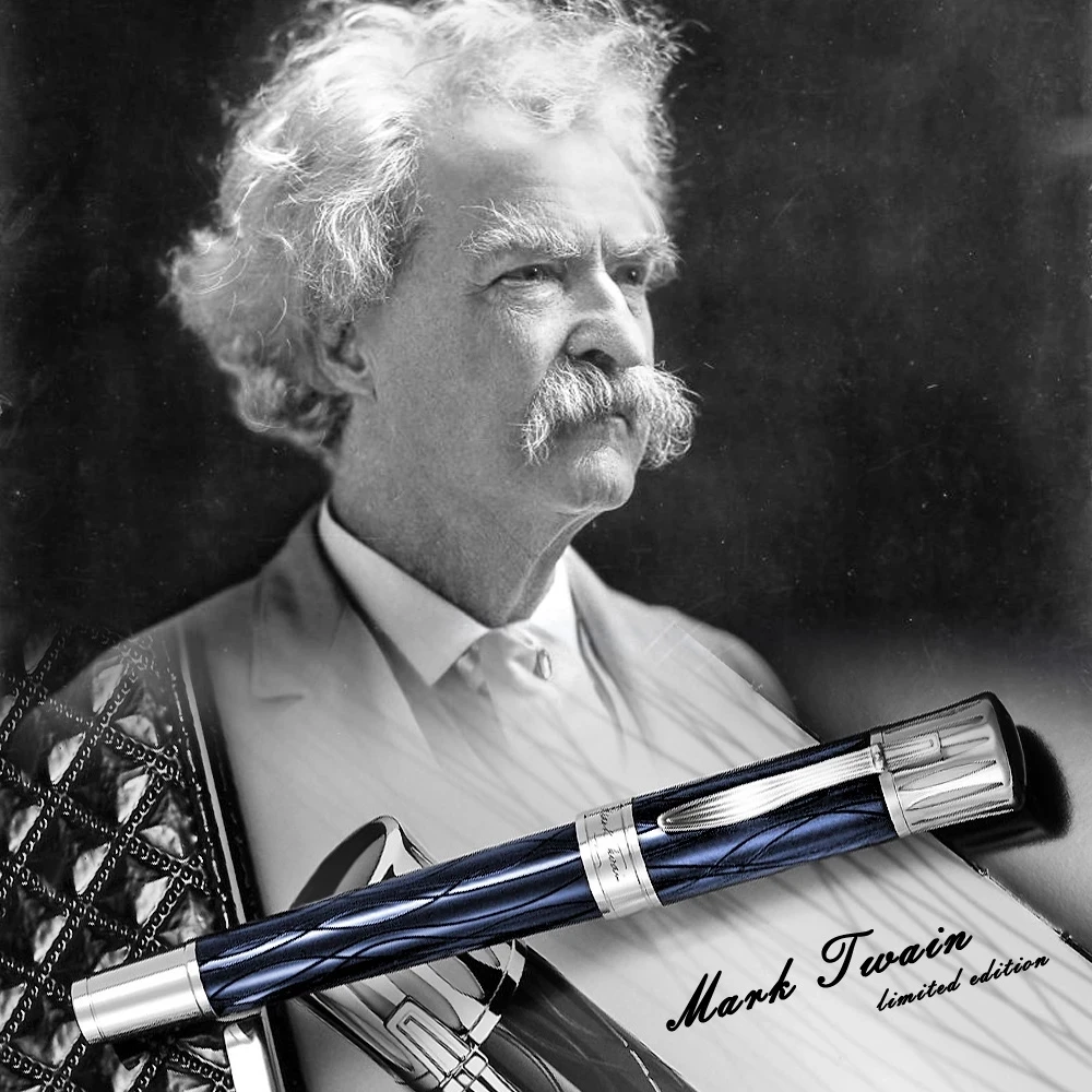 Great-Writer-Edition-Mark-Ballpoint-Pens-MB-Rollerball-Pen-Twain-Black ...