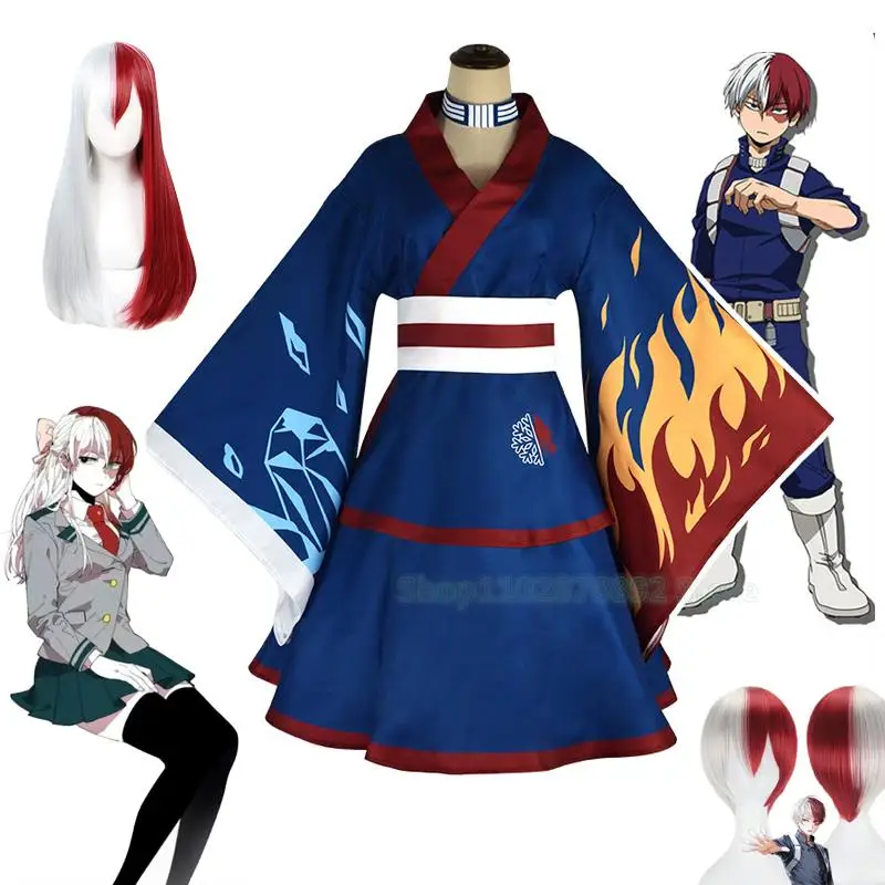 Anime-Boku-No-Hero-Academia-Todoroki-Shoto-Cosplay-Costume-Wig-Japanese ...
