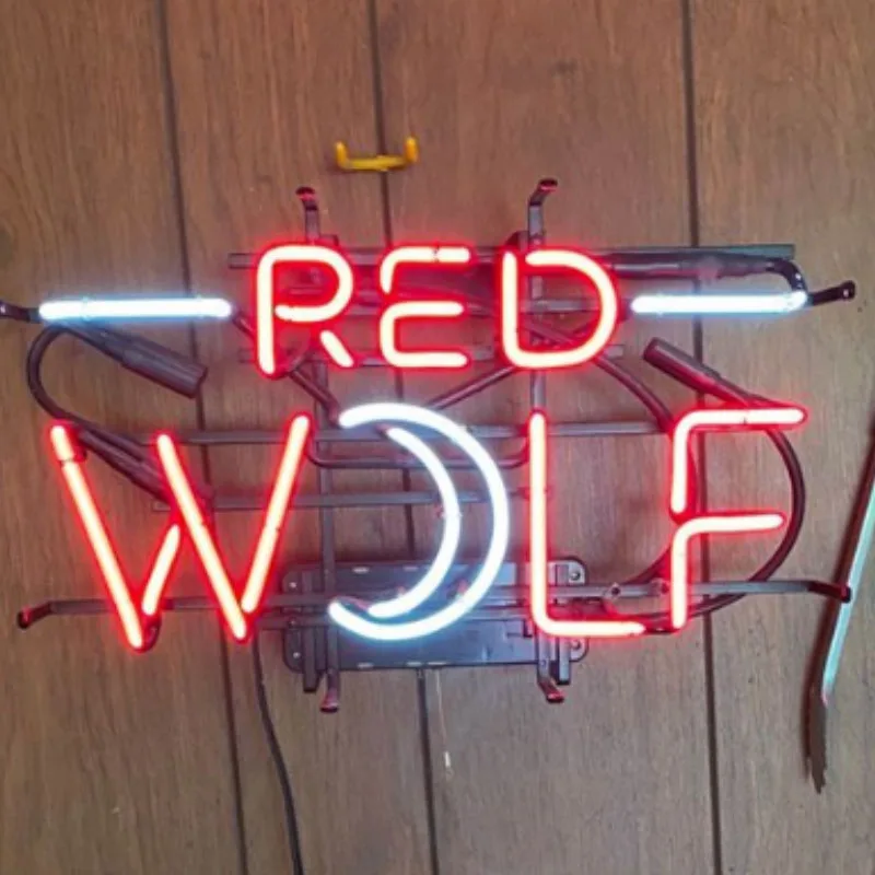 Neon Red Wolves