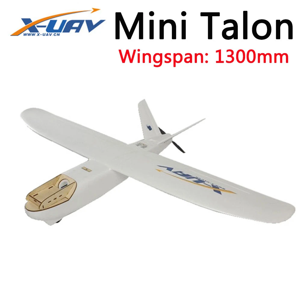 X uav Mini Talon EPO 1300mm Wingspan v tail FPV RC, modelo de Radio ...