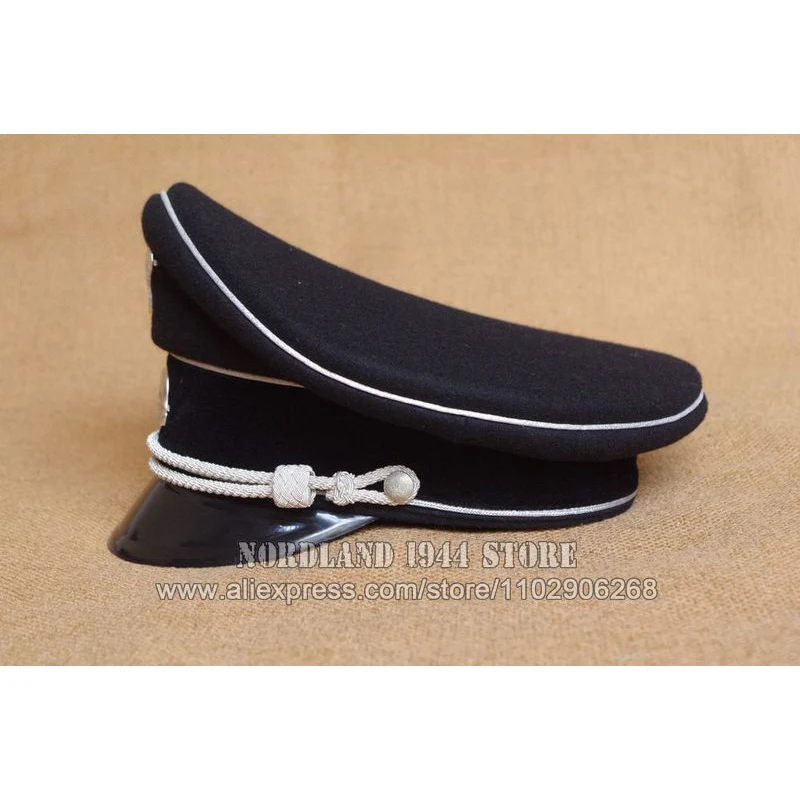 Reproduction-Cosplay-German-Elite-M32-Visor-Cap-With-Insigina-Nordland ...