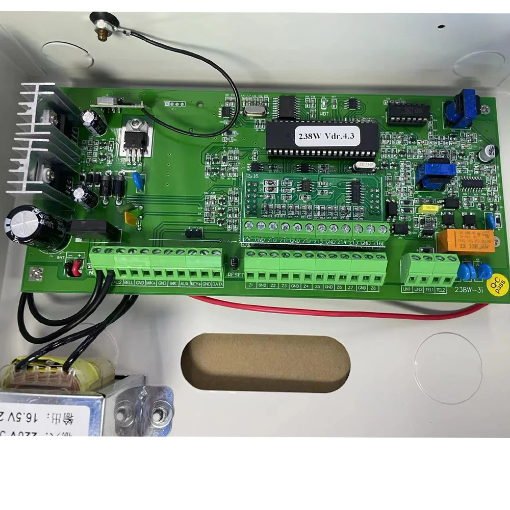 Control-Panel-Burglar-Alarm-System-16-Wired-Zones-And-16-Wireless-Zones ...