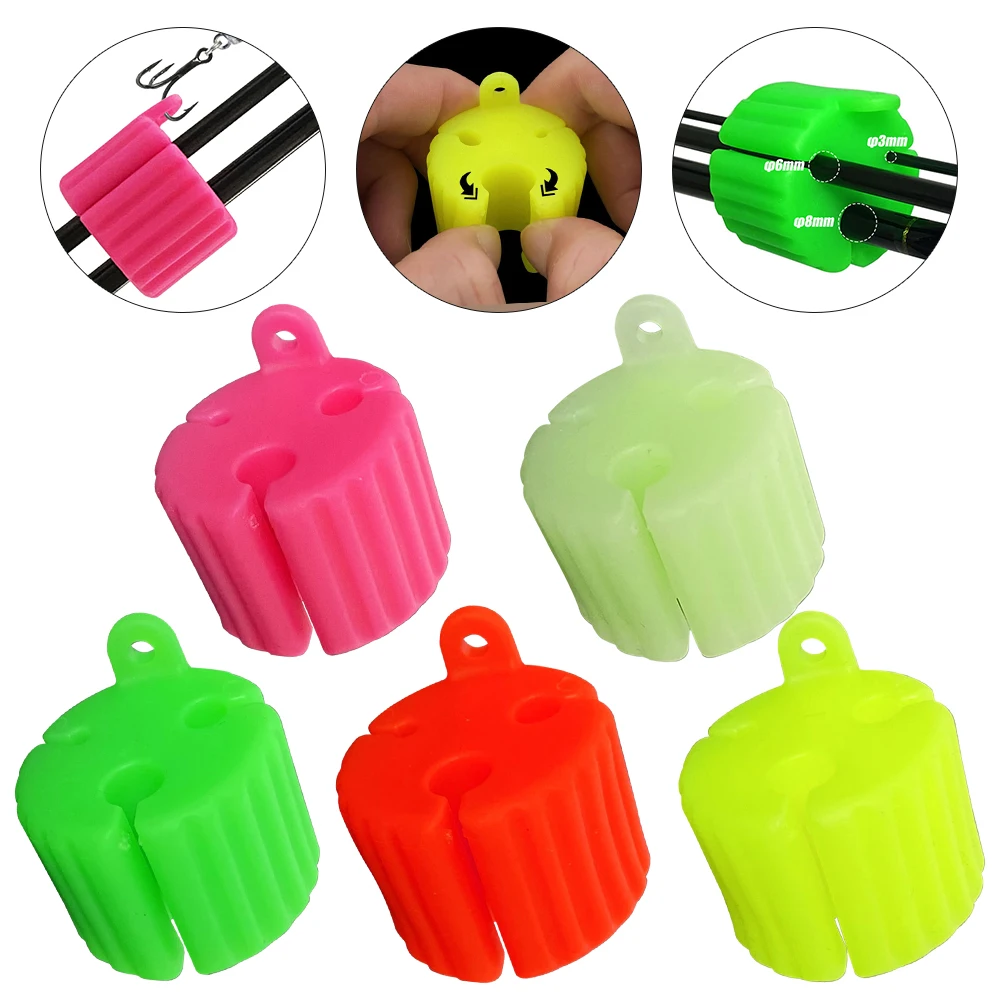 Fishing-Rod-Fixed-Ball-Waterproof-Fastener-Binding-Clip-Anti-Collision ...