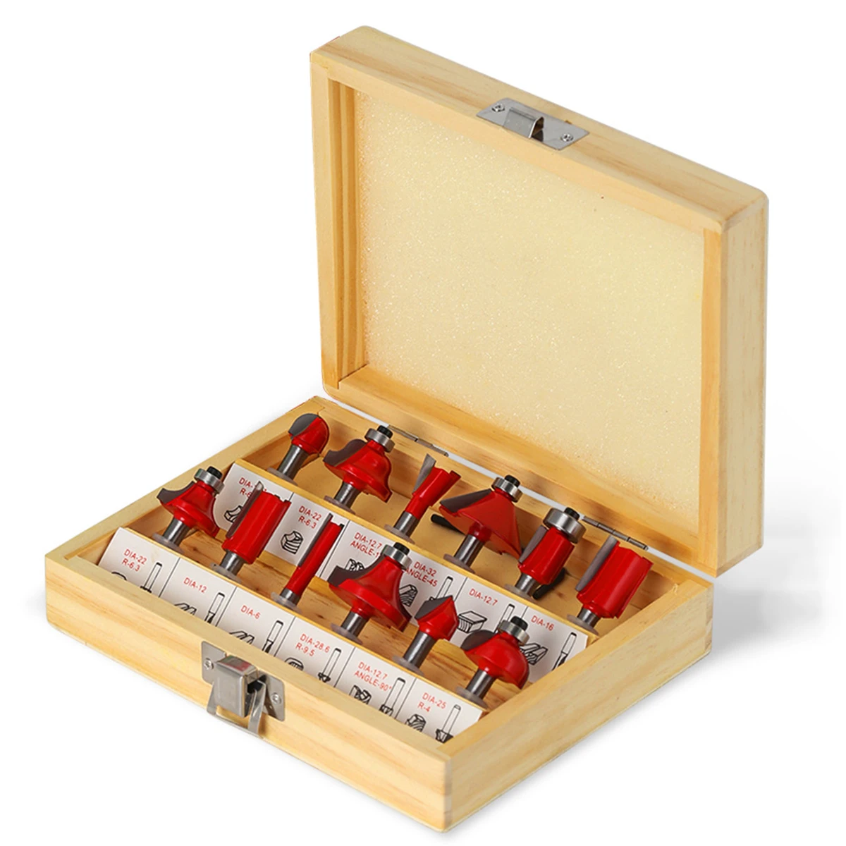 12pcs-set-1-4-inch-6mm-8mm-Shank-Milling-Cutter-Router-Bit-Set-Wood ...