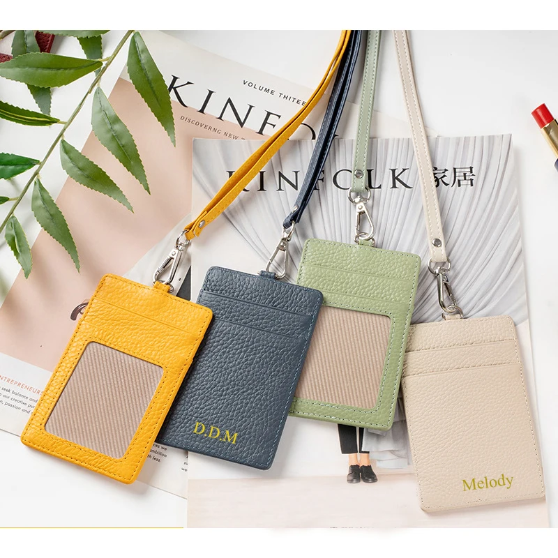 Customized-Leather-ID-Card-Sleeve-Japanese-Style-Easy-Pull-Buckle ...