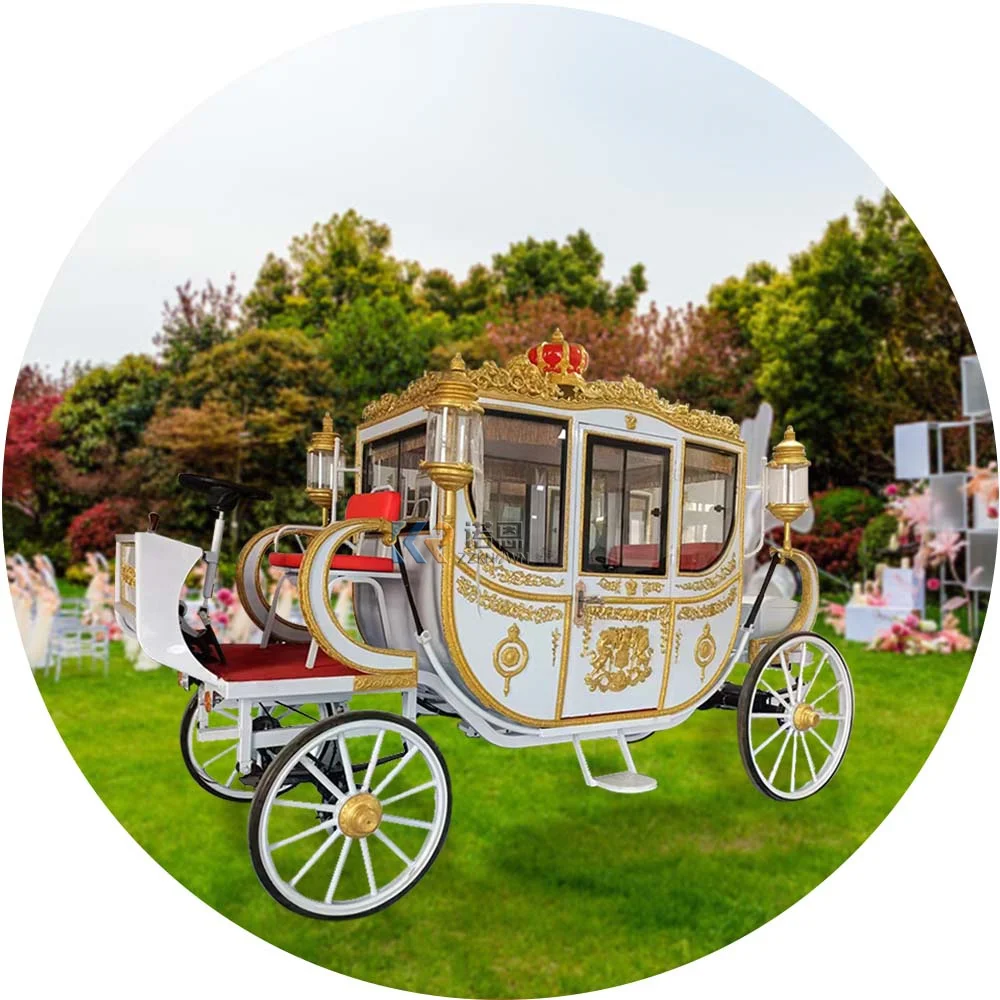 High-Quality-Tourist-Sightseeing-Wedding-Electric-Horse-Carriage-For ...