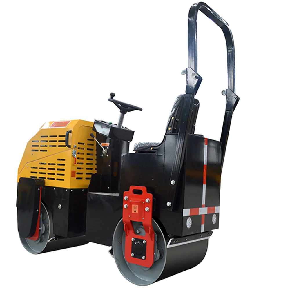 Rodillo-de-carretera-peque-o-9hp-13hp-vibrador-compactador-rodillo-de ...