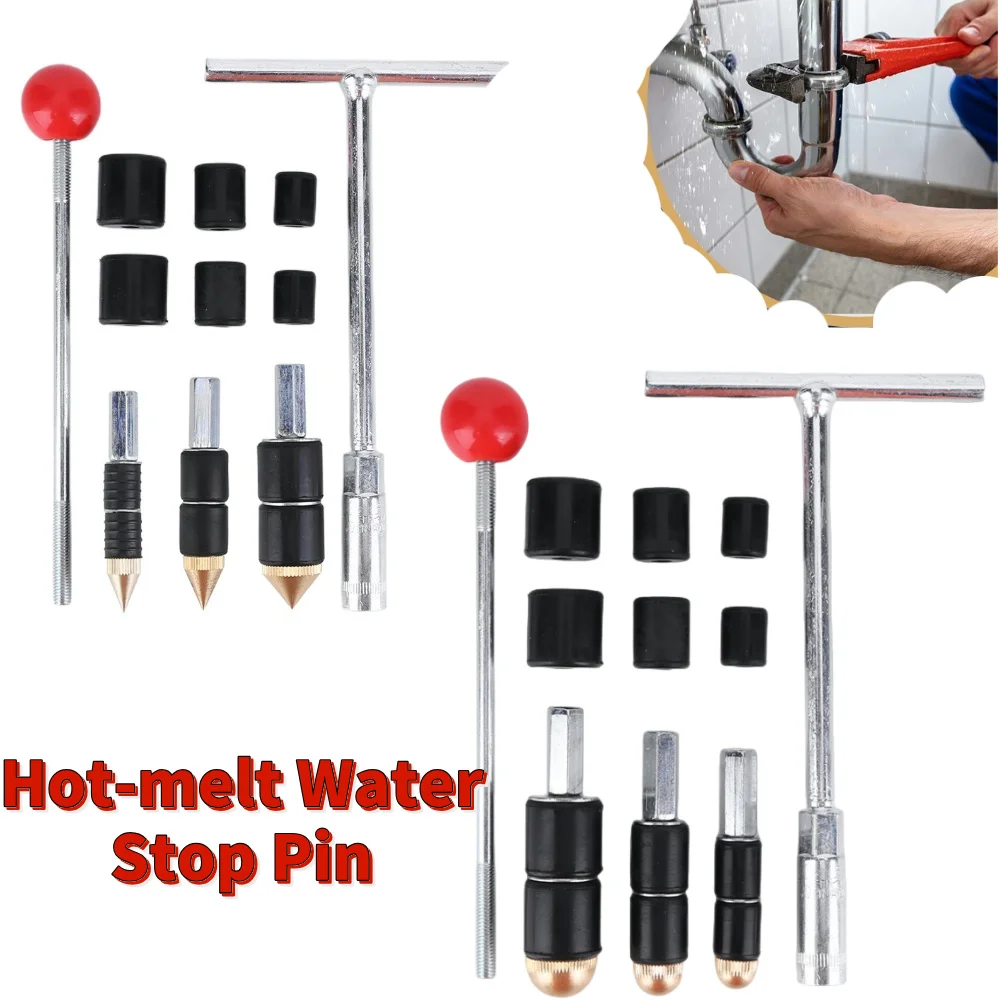 Hot-melt-Water-Stop-Pin-Kitchen-Bathroom-Repair-Plumbing-Tools-Hot-Melt ...
