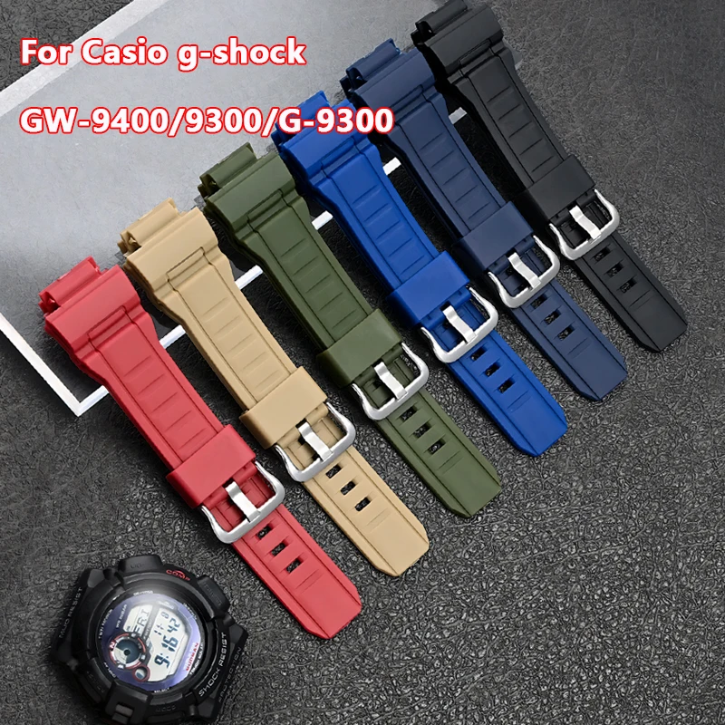 Resin Rubber Strap for Casio G-Shock GW-9400 GW-9300 G-9300 Replacement ...