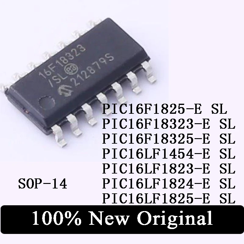10Pcs-PIC16F1825-E-PIC16F18323-E-PIC16F18325-PIC16LF1454-E-PIC16LF1823 ...