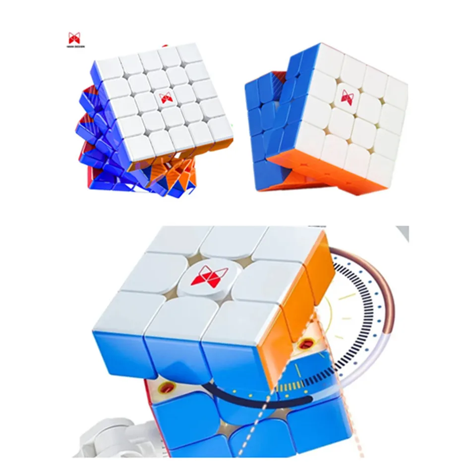 QiYi-XMD-Series-Tornado-V3-3x3-Dream-4x4-XMD-Hong-5X5-Stickerless ...