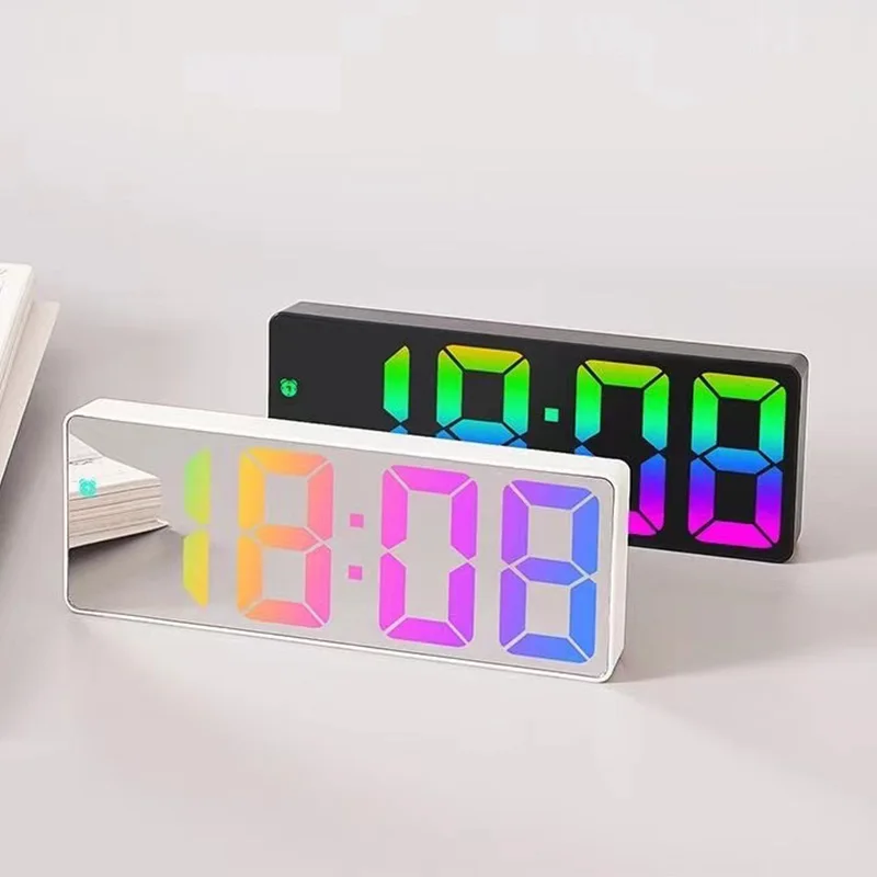 Smart-LED-Clock-Bedside-Digital-Alarm-Clocks-Desktop-Table-Electronic ...