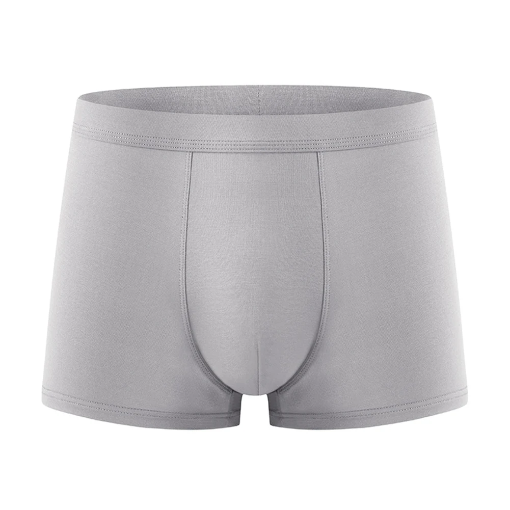 Boxer doux pour homme, sous vêtement sans couture, en Modal, avec poche ...