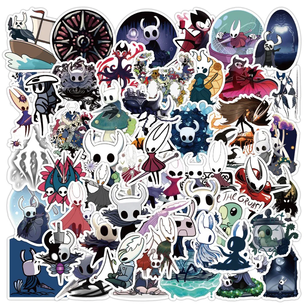 10/30/50PCS 2D Adventure Game Hollow Knight Cartoon Stickers DIY Laptop ...
