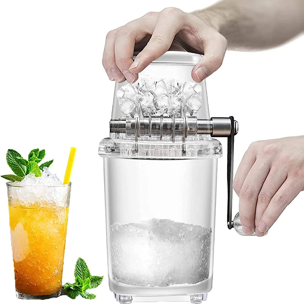 2024-New-Manual-Ice-Crusher-Portable-Home-Hand-cranked-Ice-Machine ...