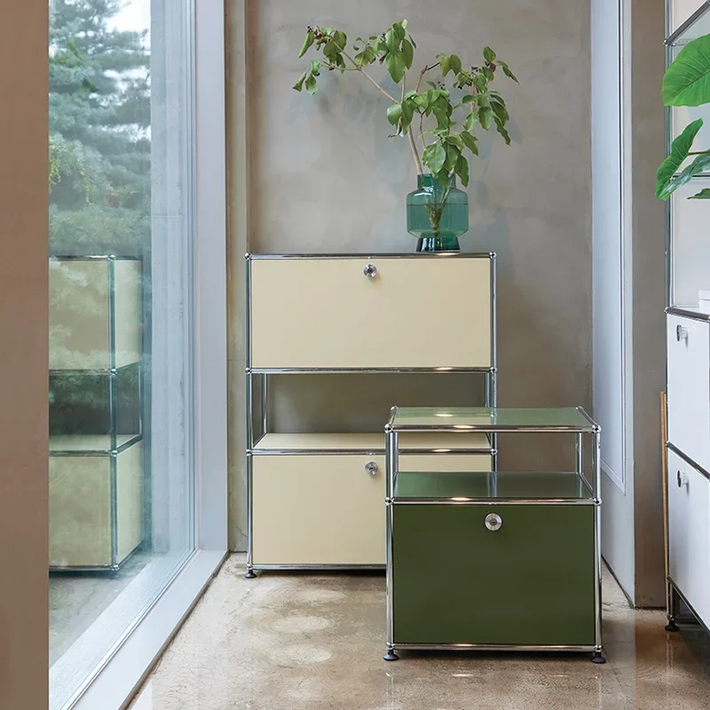 usm-cabinet-ins-stainless-steel-module-nordic-home-display-shelves-sideboards-bedside-tables ...