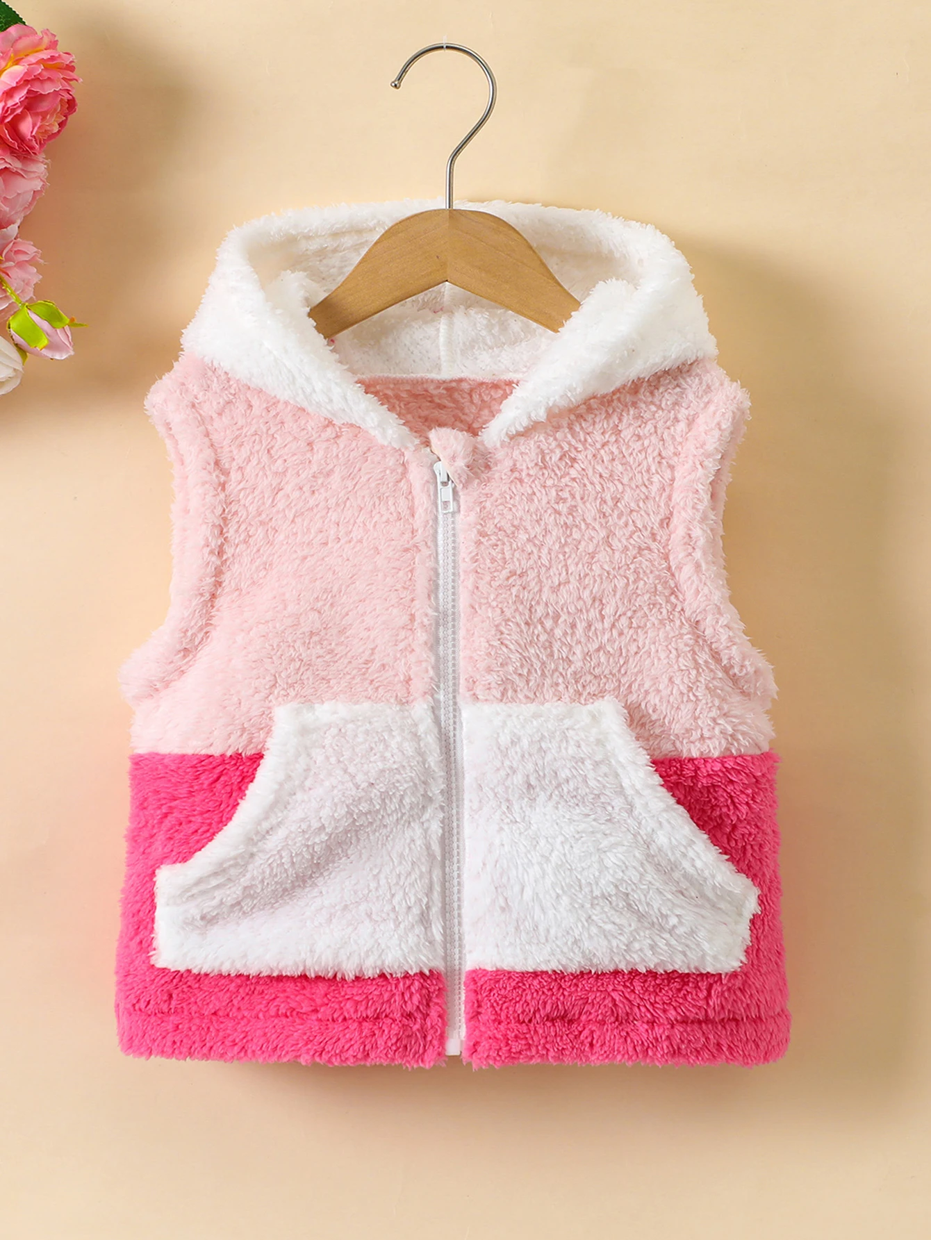 Girls' Autumn and Winter Warm and Comfortable Contrasting Color ...
