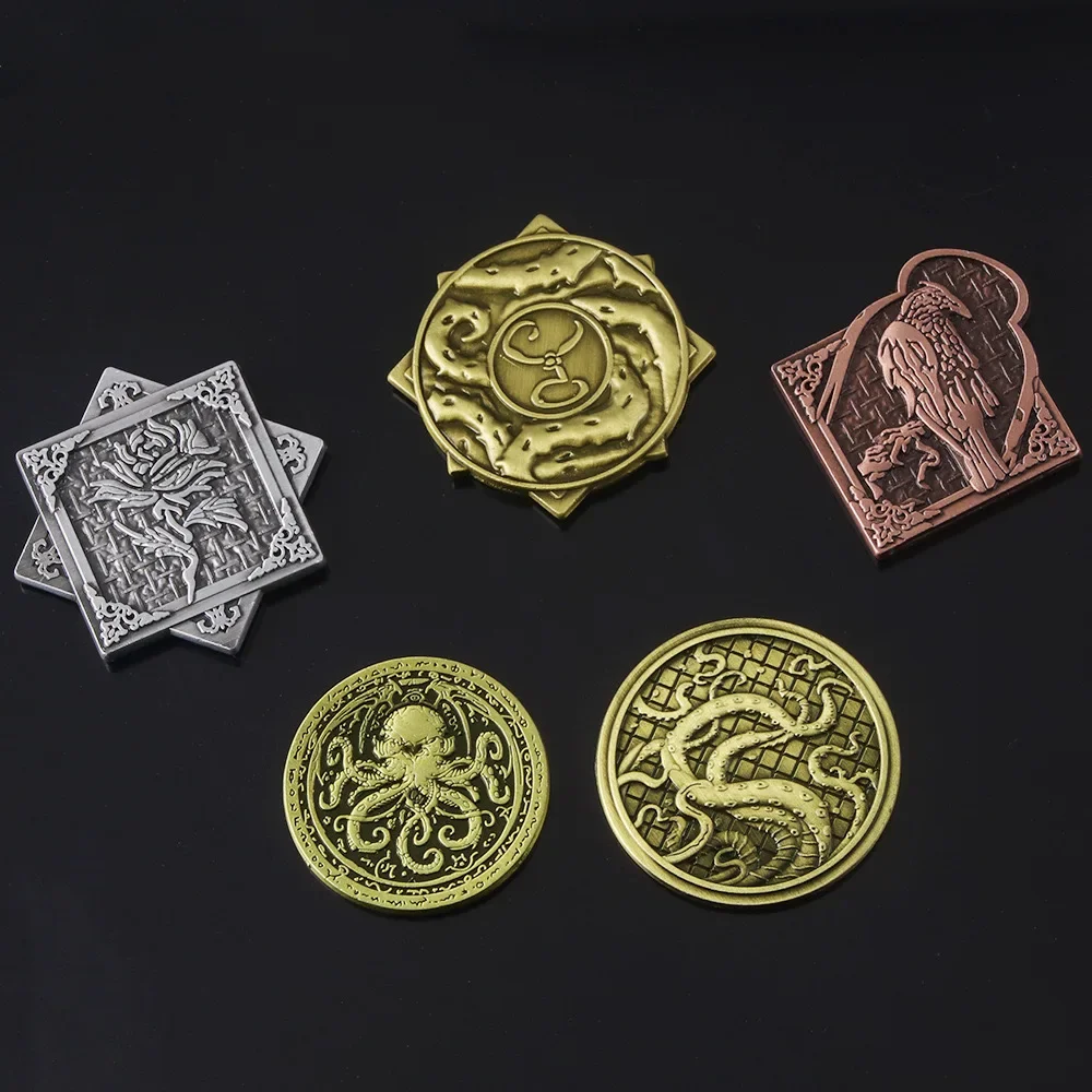 Cthulhu-Mythos-Necronomicon-Coin-Keychain-Horror-Story-Demon-Hunter ...