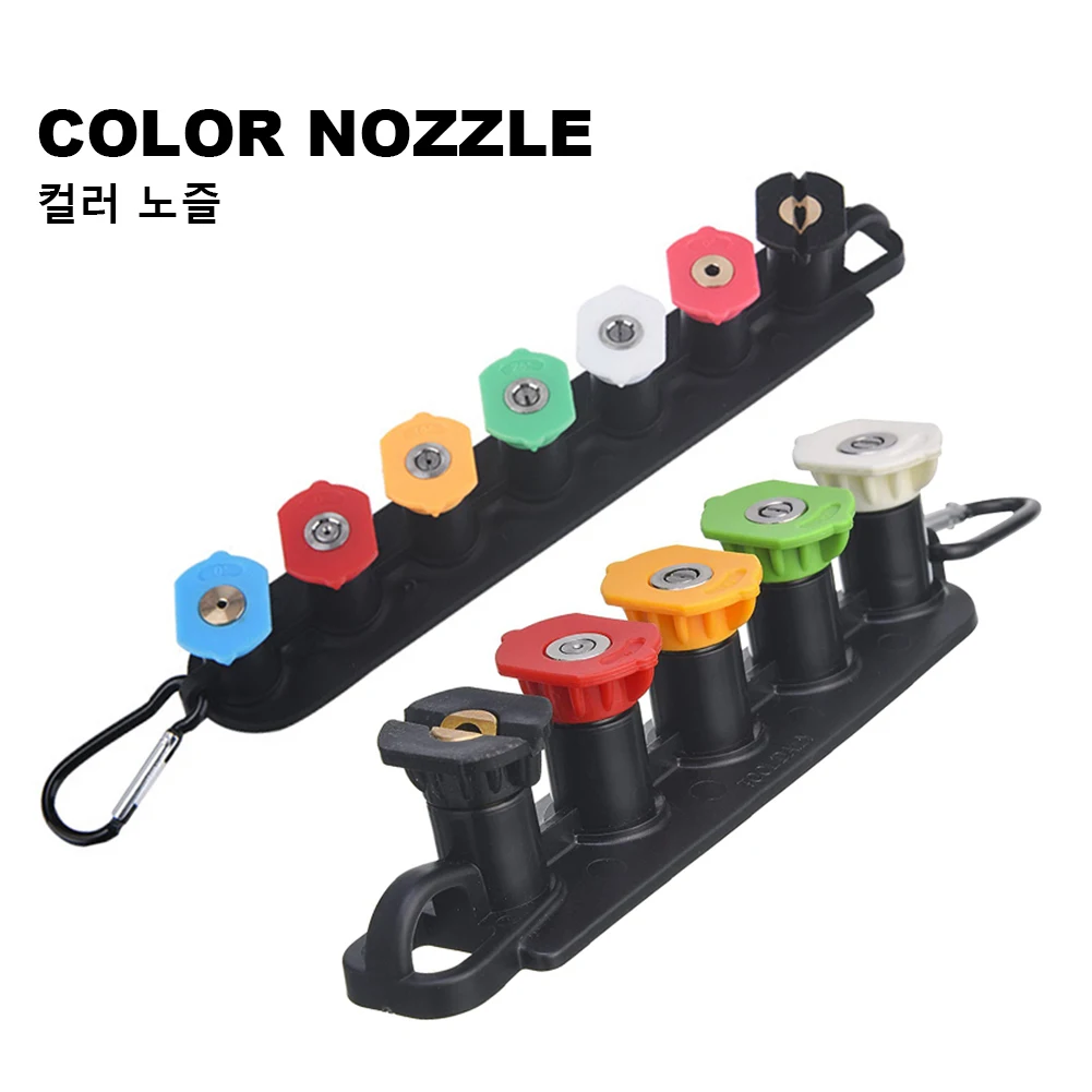 High-pressure-Water-Gun-Nozzle-Cleaning-Machine-Sector-7-color-Nozzle ...