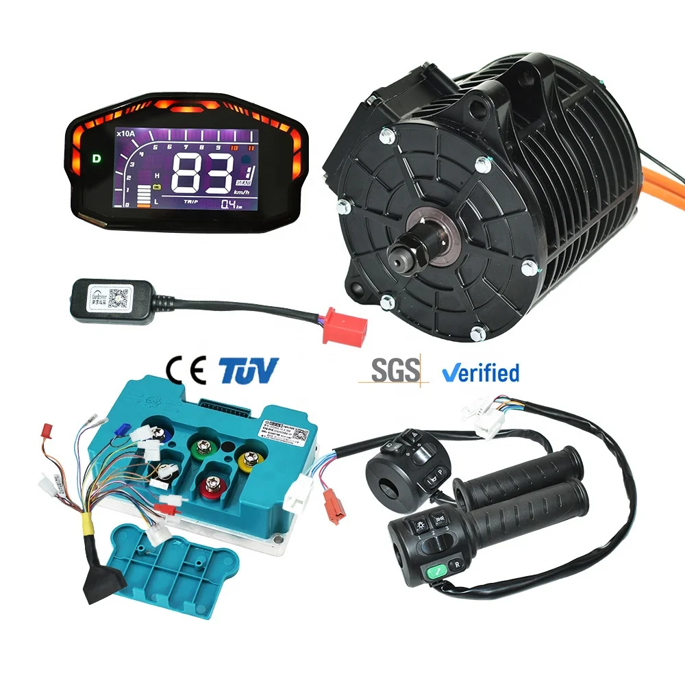 Fardriver 72680 Electric Motorcycle Kit Air Cooling 72v 3000w 70H Qs138 ...