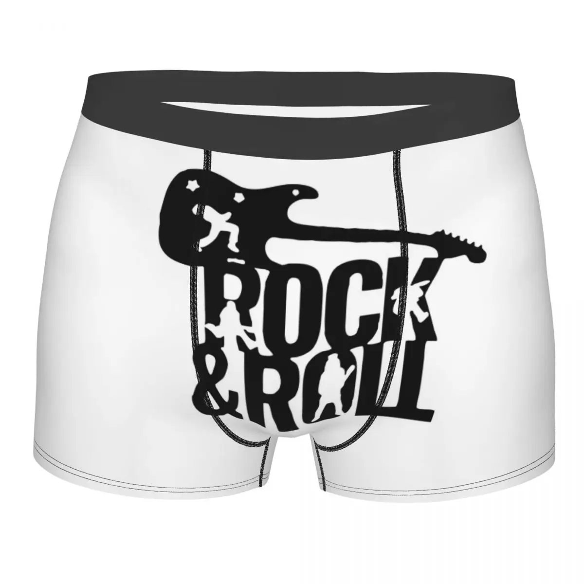 Men-Boxer-Briefs-Shorts-Panties-Rock-N-Roll-Breathable-Underwear-Heavy ...
