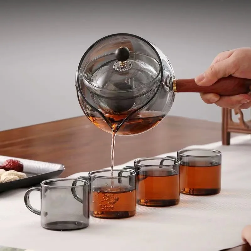 500ml-Glass-Teapot-with-Handle-Electromagnetic-Oven-360-Degree-Rotating ...