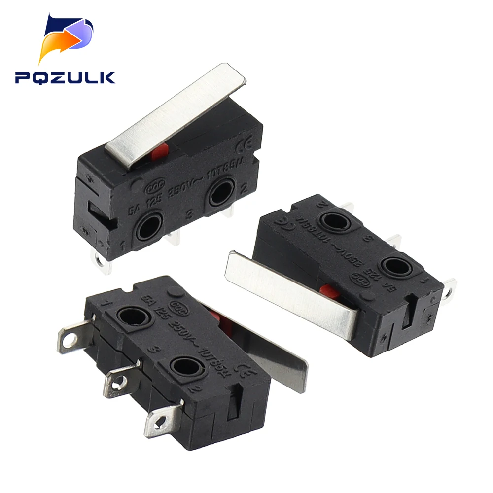 5PCS-Limited-Switch-3-Pin-NO-NC-5A-250VAC-Micro-Switch-KW12-KW11-Z-2 ...