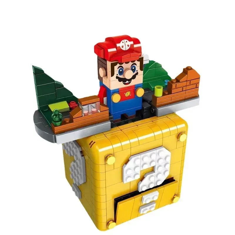 Miniso-Disney-788pcs-Super-64-Question-Mark-Block-Model-Compatible ...