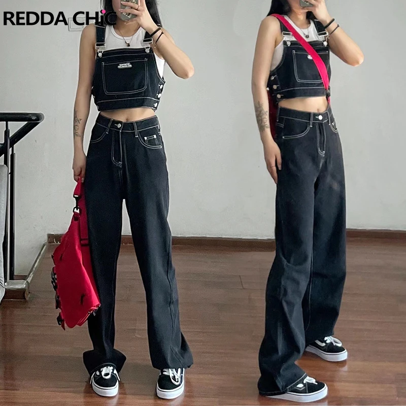 REDDACHiC-Acubi-mono-Grunge-Y2k-para-mujer-conjunto-de-Top-y-pantalones ...