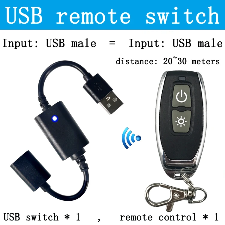 usb-Wireless-remote-control-switch-433mhz-RF-USB-Lamp-Fan-Supply ...