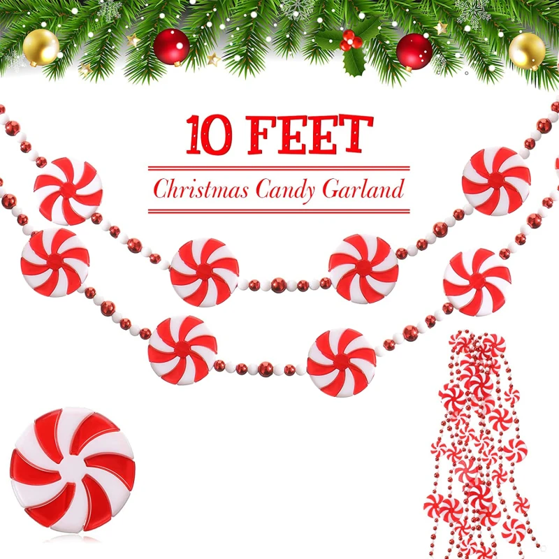 1.2/1.5m Colorful Candy Pendant Garland Ins Nordic Series Sweets Ball ...