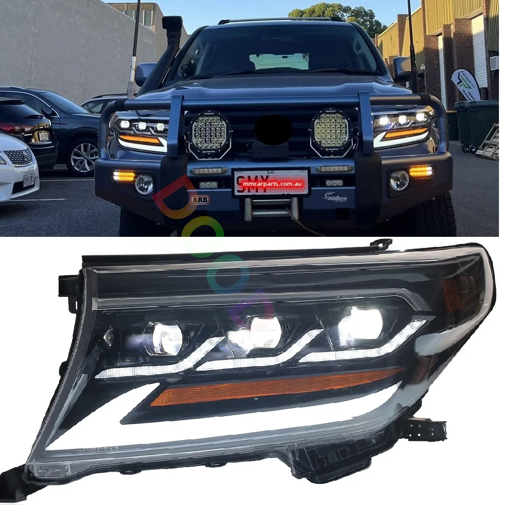 Auto-Led-Lights-For-Toyota-Landcruiser-200-Series-Lc200-2007-2015-Front ...