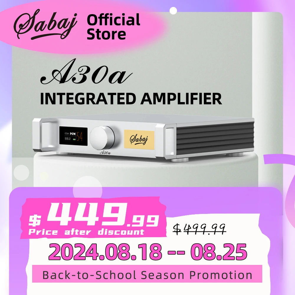 SABAJ-A30a-Power-Amplifier-200W-2-Axign-AX5689-PCM1804-DSD512-Bluetooth ...